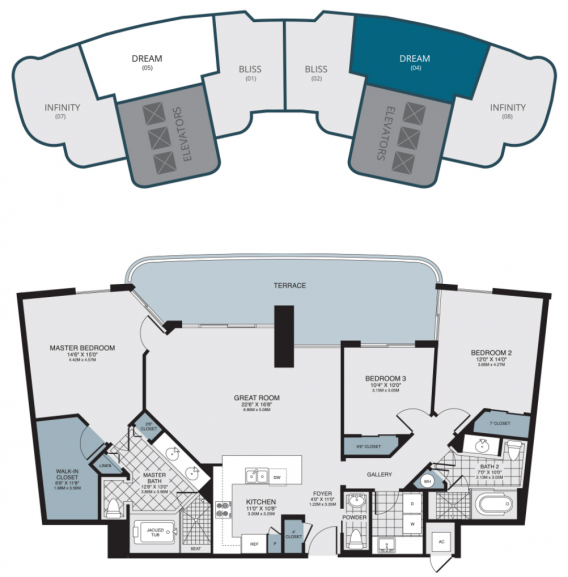 Turnberry Towers Condo Floor Plans | Floor Roma