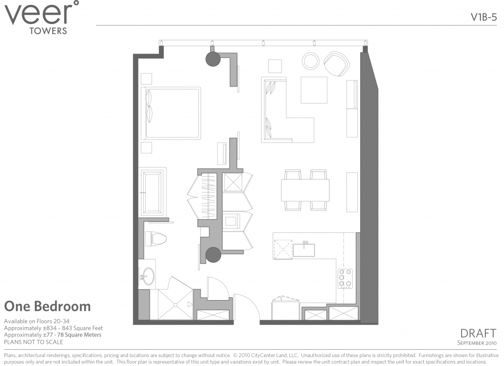 3722 Las Vegas Boulevard #2707, Las Vegas, NV 89158 at Veer Citycenter